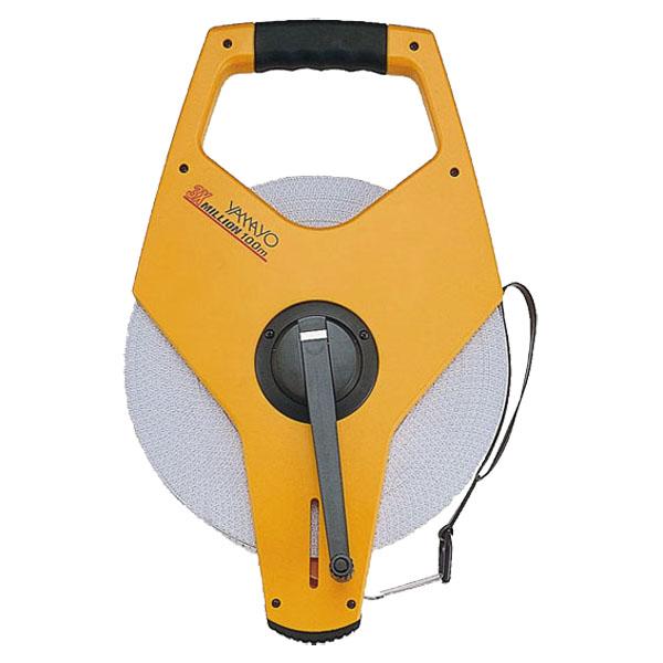 ゼット学校体育 サンエックスミリオン 100m 巻尺 巻き尺 メジャー 幅12.5mm ガラス繊維 学校 施設 体育館 グラウンド 部活 練習 トレーニング 作業現場 測量  OTR100X