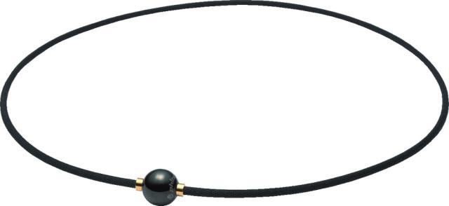 ファイテン Phiten ラクワネック RAKUWA ネック メタックス ミラーボール ブラック×ゴールド 40cm スポーツネックレス 磁気ネックレス チタンネックレス 磁気アクセサリ  TG808051