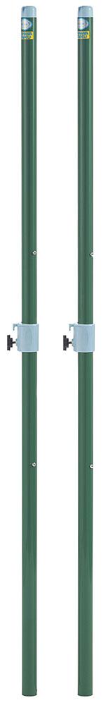 三和体育 バドミントン  バドミントン支柱 差込式 検定品 学校 体育 授業 部活動 クラブ活動 器具 備品 用品 用具 日本バドミントン協会検定品 スチール製 底ゴム付 日本製  S4830