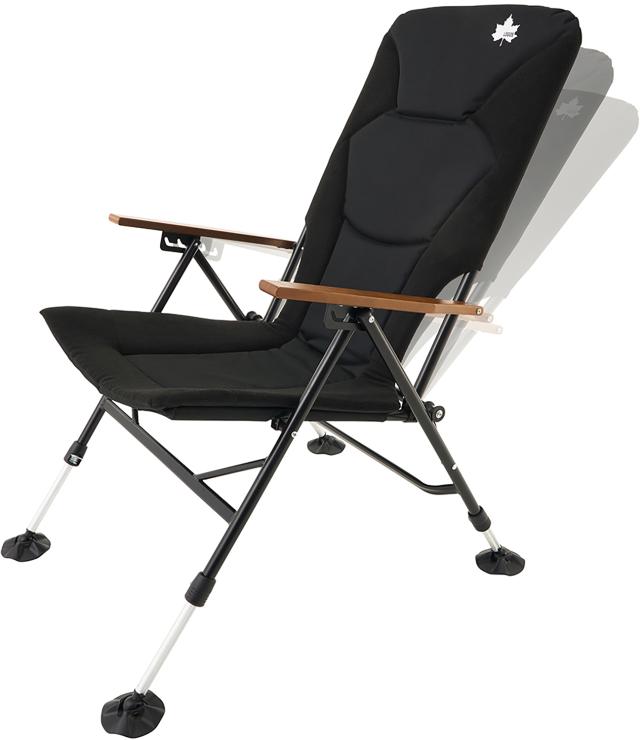 ロゴス LOGOS アウトドア アジャスタスリークチェア ブラック チェア リクライニング キャンプ BBQ フェス イベント 運動会 花見 テレワーク リモートワーク コンパクト 折りたたみ  73311900