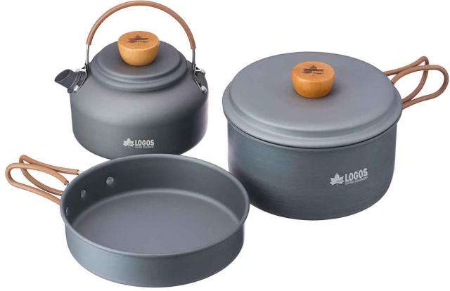 ロゴス LOGOS アウトドア LOGOS クッカー&ケトルセット  81210212