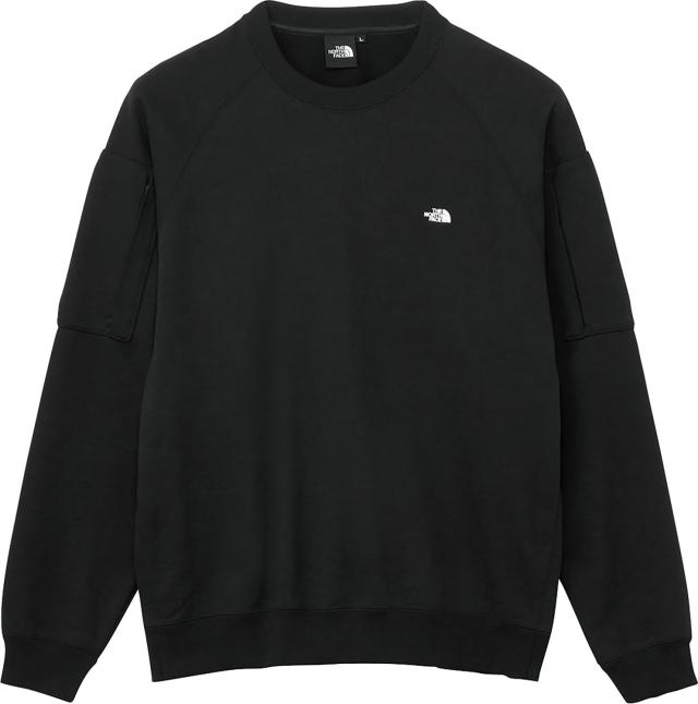 ザ・ノース・フェイス THE NORTH FACE アウトドア CRスウェットクルー CR SWEAT CREW メンズ レディース スウェットトレーナー 両脇ファスナー 大容量ポケット 食品防汚 抗菌防臭 消臭加工  NTM62410
