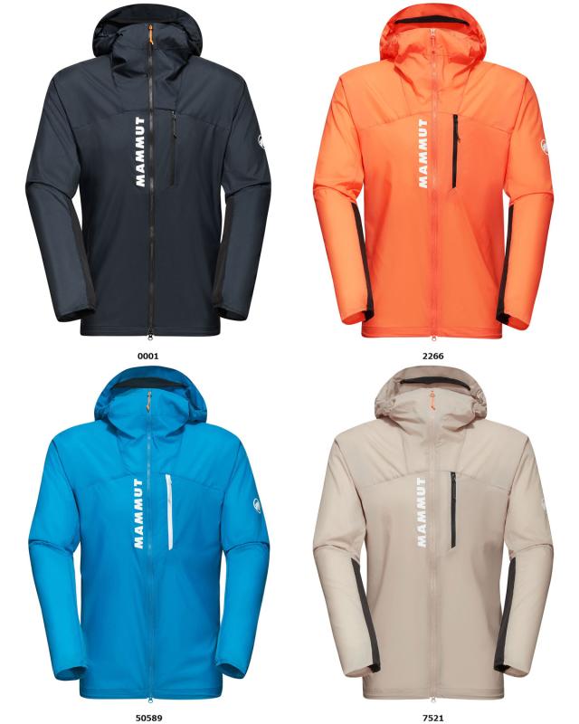 マムート MAMMUT アウトドア エナジー ウィンドブレーカー フーデッド ジャケット アジアンフィット メンズ 男性 上着 アウター 登山 お出かけ 旅行 ハイキング 1012-00700  101200700