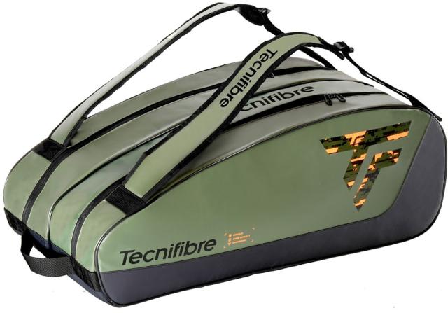 テクニファイバー Tecnifibre テニス TOURENDUKHAKI12R ラケットバッグ 練習 試合 トレーニング 大会 部活 クラブ 荷物 持ち運び 硬式 軟式 大容量 ソフトテニス 遠征  40TOUKHA12