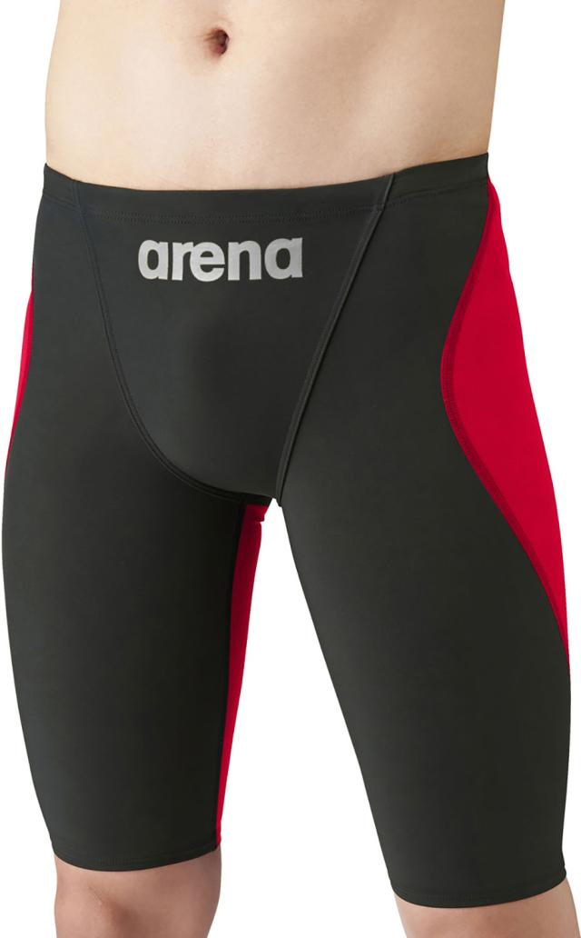 アリーナ arena スイミング メンズ 競泳用水着 ハーフスパッツ スイムウエア 男性 大人 水泳 試合 レース プール トレーニング 練習 WA FINA 承認 公式 大会 試合 部活動  ARN1011M BKRD