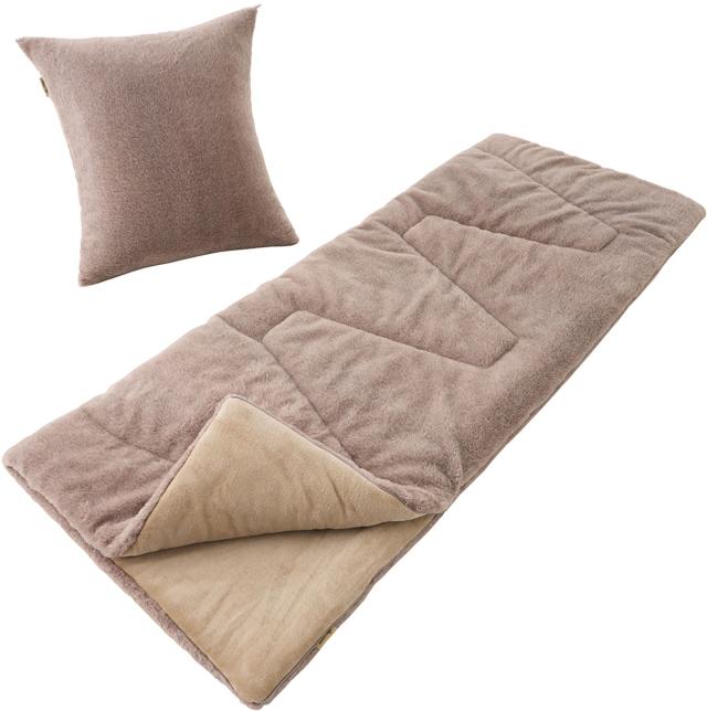 ロゴス LOGOS アウトドア 丸洗いラビットファータッチシュラフ 0 ブラウン 寝袋 寝具 封筒型 キャンプ テント 車中泊 連結 洗濯可能 親子 掛け布団 防災 台風対策 災害対策 敷布団  72600027