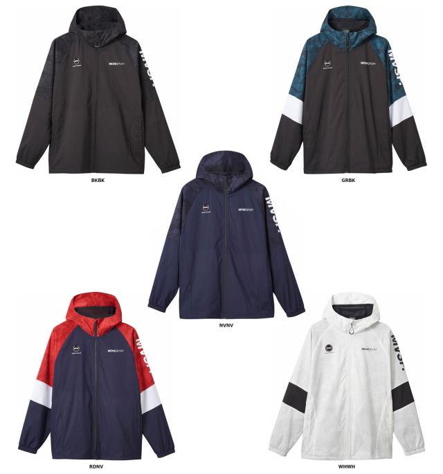ムーブスポーツ MOVESPORT HEATNAVI TOUGH 総柄フルジップフーディー  ST4FWB31M