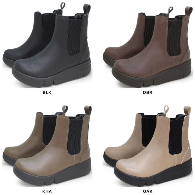 リゲッタ Re:getA 厚底軽量サイドゴアブーツ  RE163C