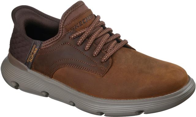 スケッチャーズ SKECHERS スリップインズ ガルザ ガービン メンズ スニーカー 靴 シューズ ウォーキング レザースニーカー ローカット ビジネス 通勤 ハンズフリー メモリーフォーム  205046