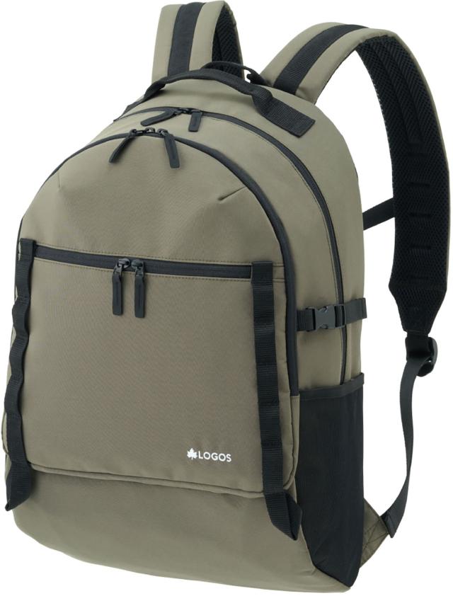 ロゴス LOGOS アウトドア LOGOS スタンダード デイバッグL-BE カーキ バックパック リュックサック 旅行 トラベル 撥水加工 15インチPC収納 PCスリーブ 通勤  37410219