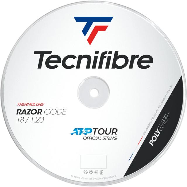 テクニファイバー Tecnifibre テニス BOB200MRAZORCODE1.20BLUE カーボン 硬式テニス ストリング ガット 部活 クラブ サークル メンテナンス ラケット 練習 試合 大会  04RRA125XC