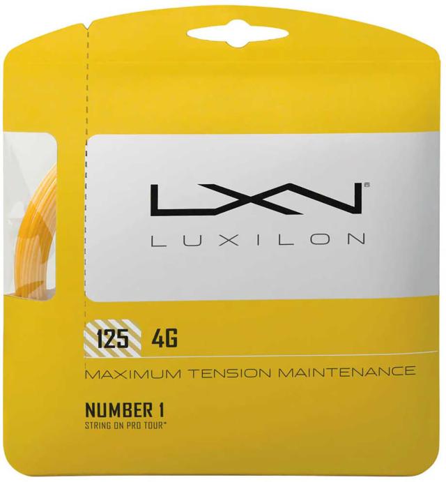 ウイルソン Wilson テニス ルキシロン フォージー 125 ゴールド LUXILON 4G 125 単張 モノフィラメント ストリング ガット 硬式 ラケット 部活 練習 試合 大会  WRZ997110