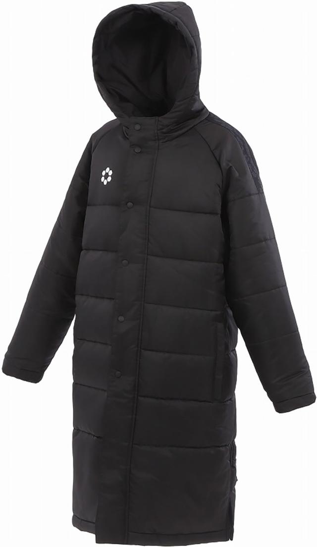 スフィーダ sfida フットサル BPパデッドロングコートLINEJR ジュニア キッズ 子供 ジャケット アウター 上着 防寒 防風 保温 撥水 練習 トレーニング 移動 観戦 部活動 チーム  SA24854JR
