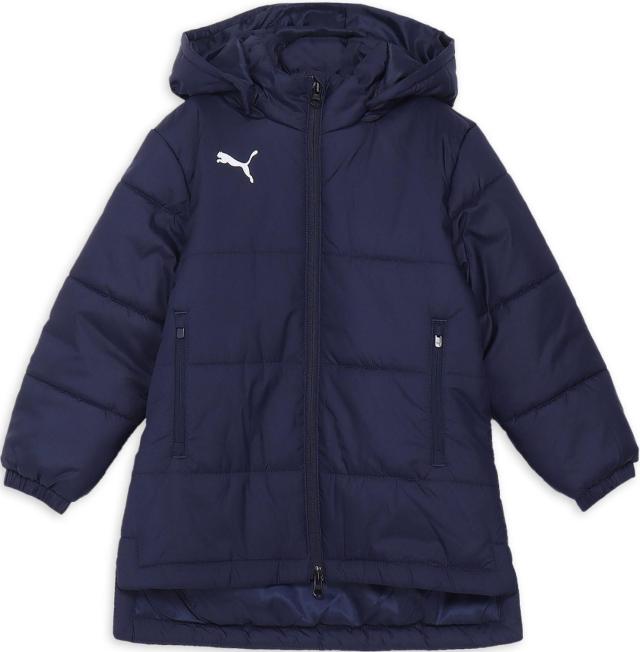 プーマ PUMA サッカー ベンチジャケット JR ジュニア キッズ アウター ベンチコート 中綿 防寒 保温 チーム 練習 トレーニング クラブ活動 スポーツ観戦 大会 レジャー 子供  657821