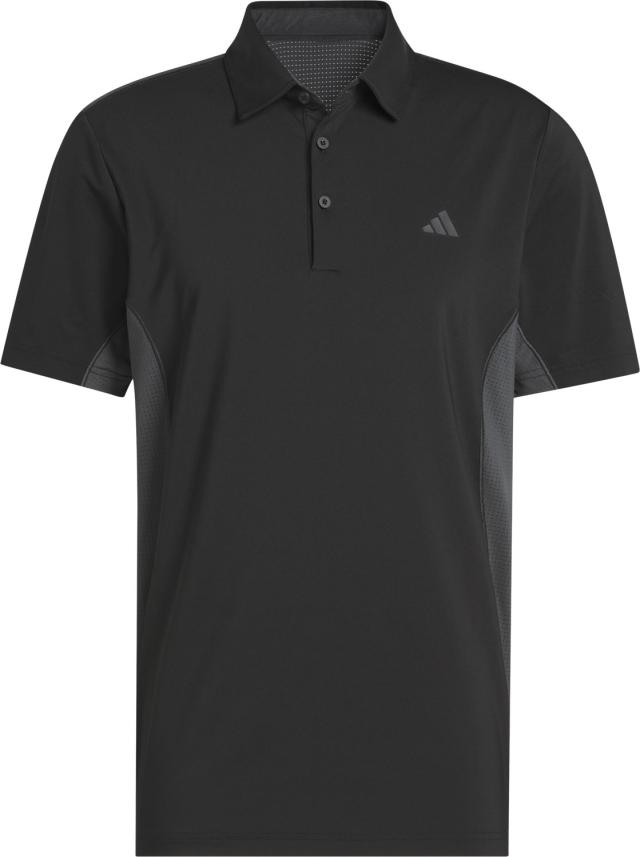 アディダス adidas ゴルフ ファブリックミックス バックメッシュ 半袖シャツ ゴルフ ウエア ハーフスリーブ トップス ストレッチ 異素材 通気性 メッシュ素材 スポーツブランド  KUH58