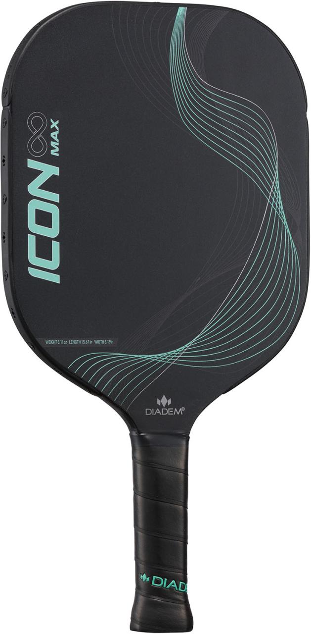 ダイアデム DIADEM ダイアデム DIADEM アイコン インフィニティ マックス ブラック×グリーン ラケット ピックルボール パドル 部活 クラブ 趣味 サークル 学生 大人  TPA010