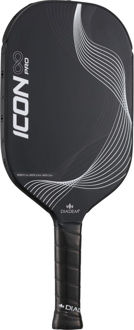 ダイアデム DIADEM ダイアデム DIADEM アイコン インフィニティ プロ ブラック×ホワイト ラケット ピックルボール パドル 部活 クラブ 趣味 サークル 学生 大人  TPA013