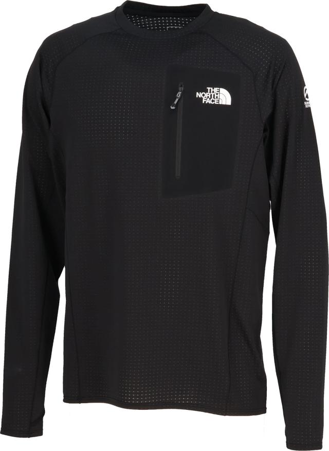 ザ・ノース・フェイス THE NORTH FACE アウトドア エクスペディションドライドットクルー メンズ レディース 長袖シャツ トップス インナー カットソー シンプル 胸ポケット ファスナー付き  NT12523