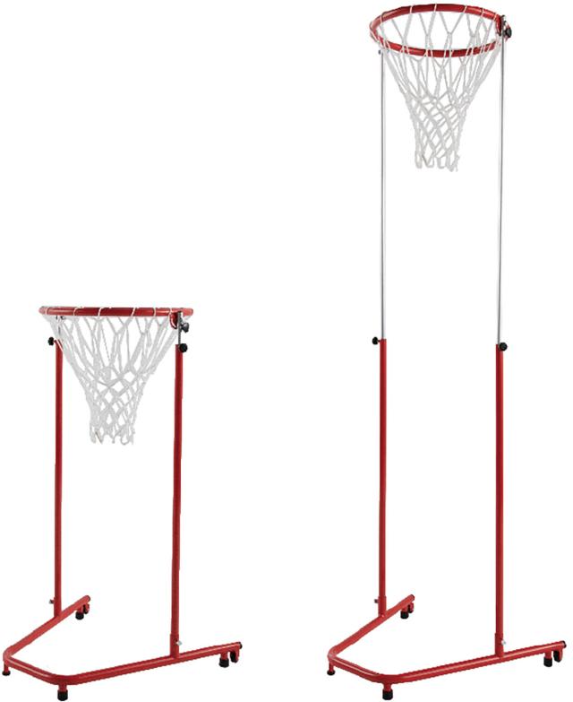 エバニュー EVERNEW 【メーカー直送品】 セストボールゴール2キャスター付 大型リング リング角度無段階調節 屋内外兼用 リングネット付 部活 クラブ活動 サークル 練習 学校  EKU058