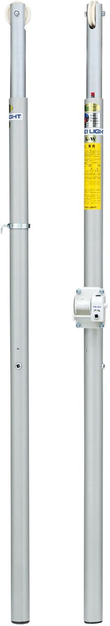 トーエイライト TOEI LIGHT バレーボール  【メーカー直送品】 アルミバレー支柱AC 床下25cm バレーボール ネット 学校 体育 授業 器具 施設 体育館 屋内 部活動 クラブ サークル チーム 球技  B4151A