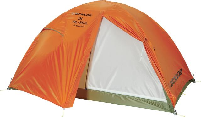 ダンロップテント DUNLOP アウトドア コンパクトアルパインテント 2 人用 両入口  DL20A4S