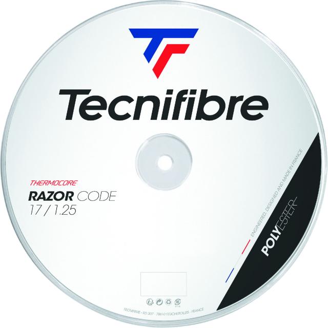 テクニファイバー Tecnifibre テニス RAZOR CODE 1.25 ホワイト 200M 04RRA125XW