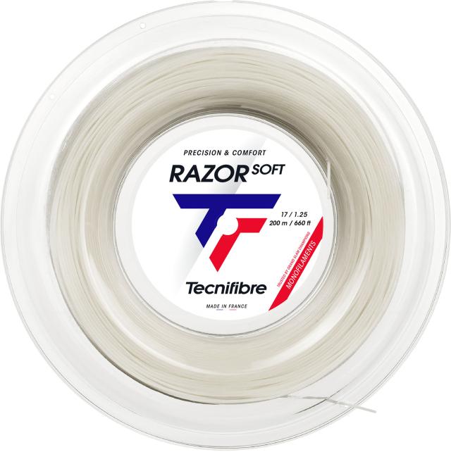 テクニファイバー Tecnifibre テニス RAZOR SOFT 1.25 カーボン 200M 04RRAS125N
