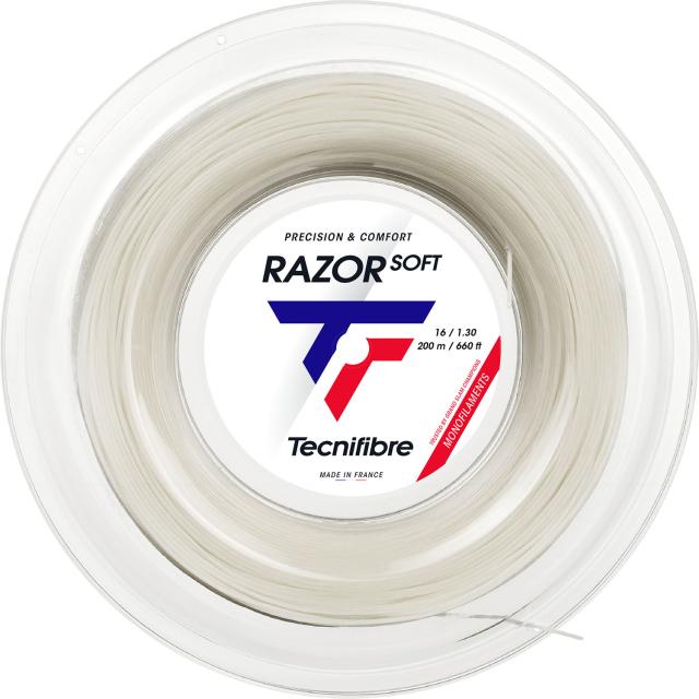 テクニファイバー Tecnifibre テニス RAZOR SOFT 1.30 カーボン 200M 04RRAS130N
