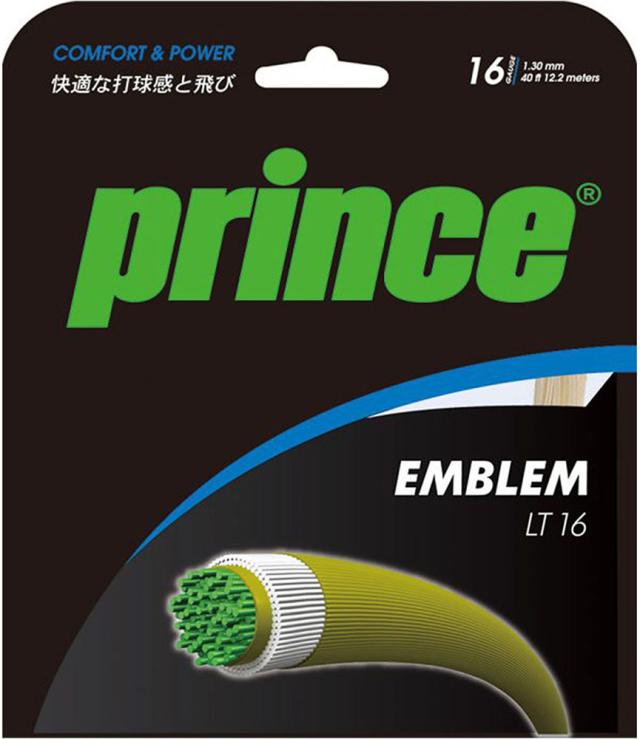 プリンス Prince テニス エンブレム LT 16 5ヶセット ストリング 部活 チーム クラブ トレーニング 日本製 テニス ナイロン素材 ガット ラケット ソフト パワー  7JJ017