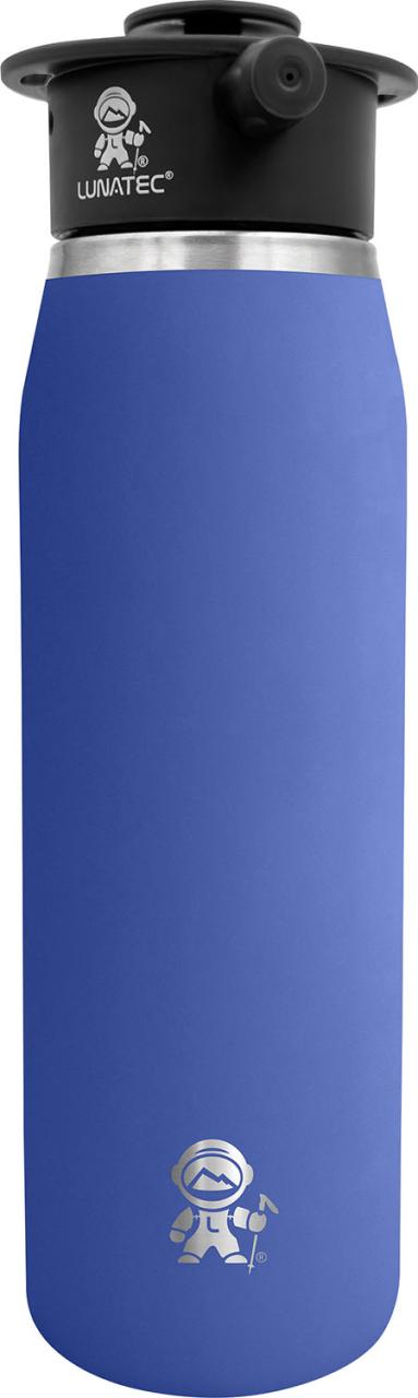 ルナテック LUNATEC アウトドア アクアボット 真空断熱ボトル 1000ml ブルー 水筒 スプレー シャワー BPAフリー 逆さま使用可能 保冷 保温 水分補給 暑さ対策 熱中症対策 レジャー  LTA1062000