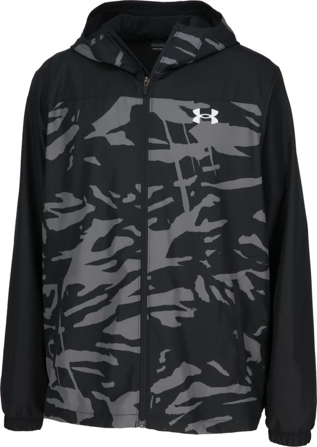 アンダーアーマー UNDER ARMOUR 野球 ソフトボール UA TRICOT WOVEN FULL-ZIP HOODED JACKET メンズ パーカー アウター 撥水 起毛 トレーニング 運動  6007972