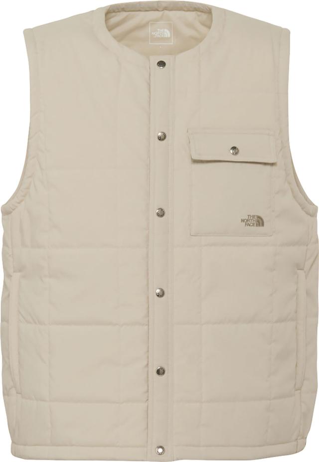 ザ・ノース・フェイス THE NORTH FACE アウトドア メドウウォームベスト メンズ アウター 上着 チョッキ ストレッチ素材 秋冬 防寒着 キャンプ 普段使い コットンライク コンパクト収納 袋付き 持ち運び  NY82530