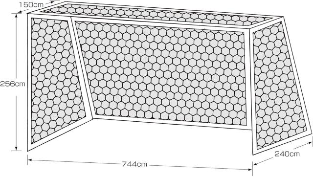 カネヤ KANEYA サッカー 一般サッカーネット 120 K5110