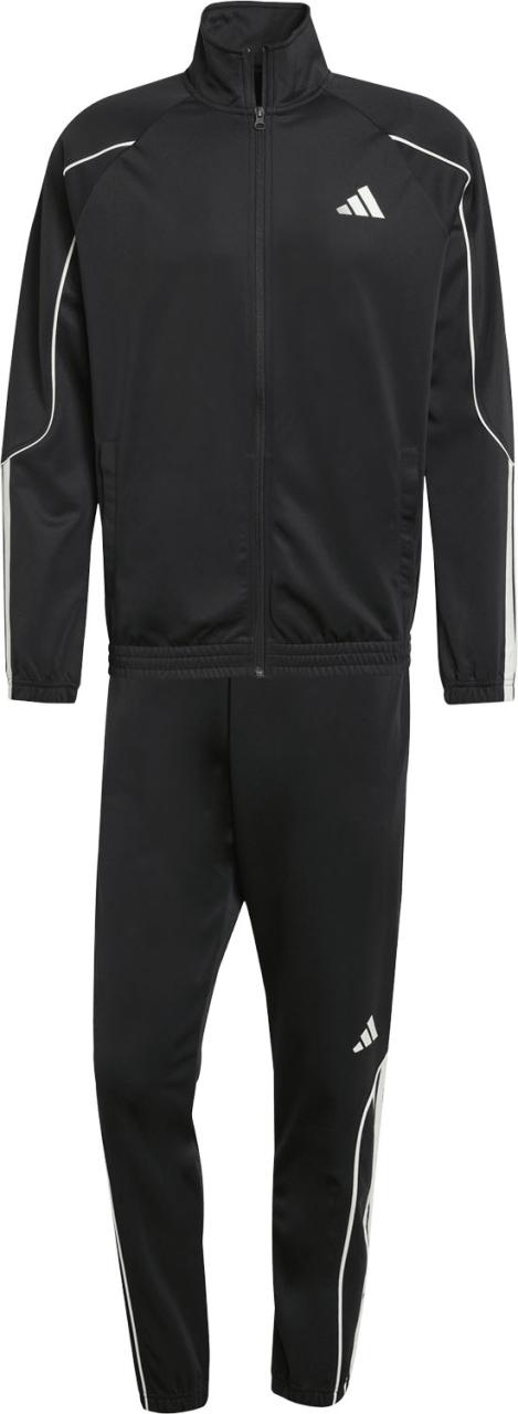 アディダス adidas スリーストライプストラックスーツ メンズ 男性 上下セット セットアップ トレーニングスーツ ジャージ ジャケット 上着 ボトムス ズボン レギュラーフィット  KLG53