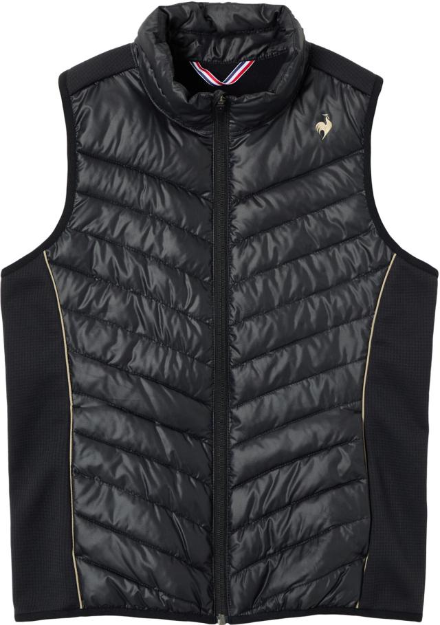 ルコックスポルティフ le coq sportif テニス パディングベスト トップス アウター 上着 レディース ウェメンズ 女性用 大人 防風 保温 はっ水 機能性 ストレッチ ワッフル調 レギュラーフィット 快適  LN5FVE90L