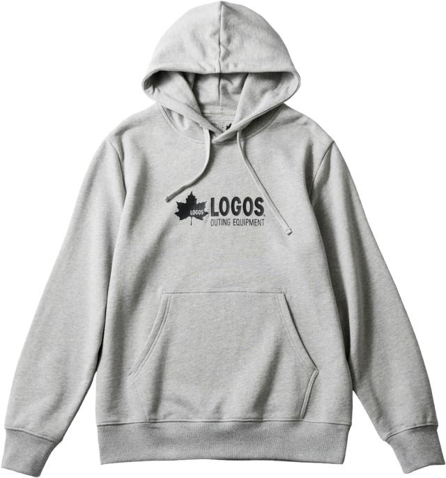 ロゴス LOGOS アウトドア LOGOS パーカー #34210 杢グレー M 34210233