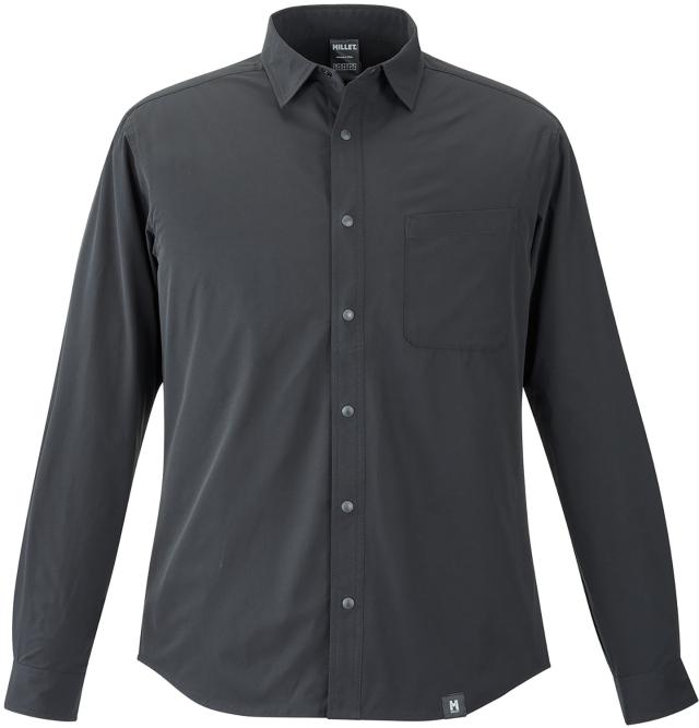 ミレー MILLET アウトドア IB SOLID SHIRT LS M シャツ 長袖 軽量 防虫機能 速乾 接触忌避剤 ペルメトリン インセクトバリヤー 虫を寄せ付けにくい 夏 ポリエステル  MIV03193