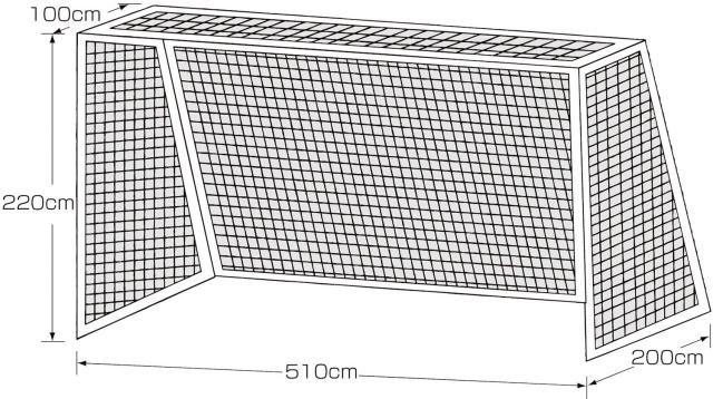 カネヤ KANEYA サッカー ジュニアサッカーネット亀甲 T K5200