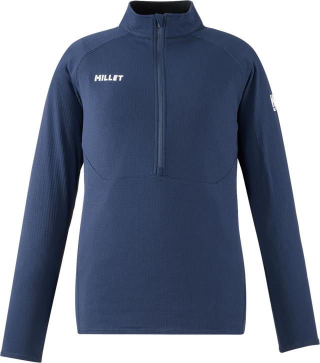 ミレー MILLET アウトドア ドライ グリッド ハーフジップ  MIV02140