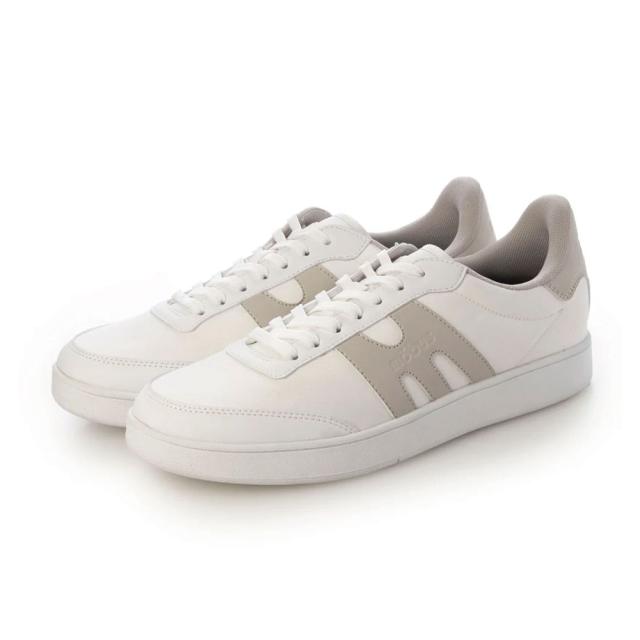 モーブス mobus M-2504WR メンズ靴 靴 シューズ 2E相当 スニーカー 撥水 ナイロン 抗菌 防臭 雨 ROMNITZ WR ローカットスニーカー 人気 ブランド ホワイト×ライトグレー