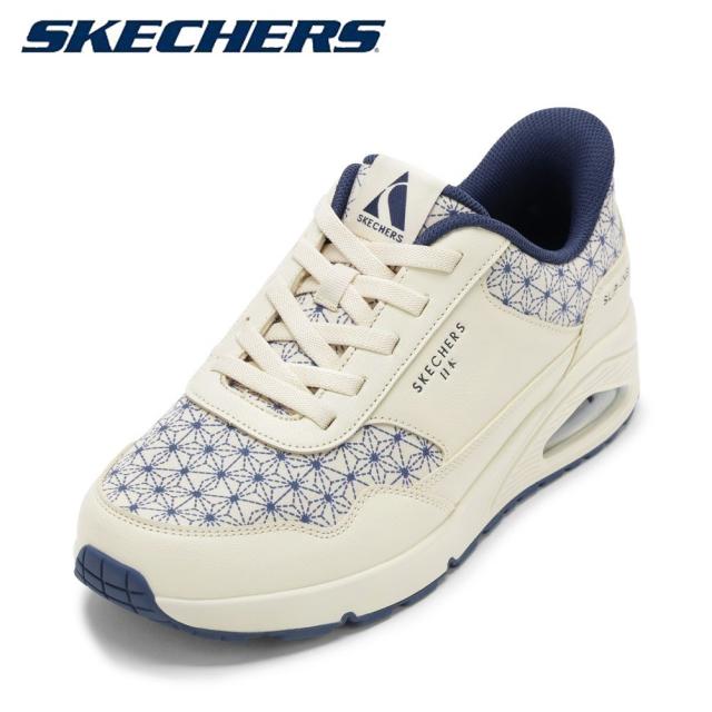 スケッチャーズ SKECHERS 183898W メンズ靴 靴 シューズ 4E スニーカー スリップインズ　ローカットスニーカー UNO-WAGARA-HAPPI 通気性 クッション性 エアソール フィット 4E 幅広 人気 ブランド オフホワイト