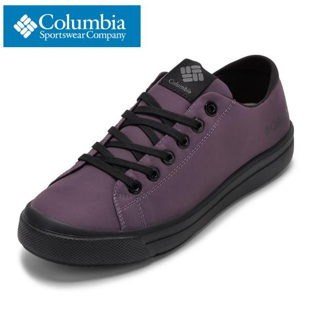コロンビア Columbia YU6327C メンズ靴 靴 シューズ 2E相当 スニーカー 防水 クッション性 ホーソンレイン LO ポリエステル キャンバス ローカットスニーカー 人気 ブランド パープル