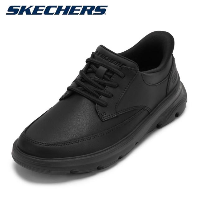 スケッチャーズ SKECHERS 205517 スニーカー カジュアルシューズ チャッカブーツ スリップインズ ARCH FIT GARZA ストレッチ ローカットスニーカー 人気 ブランド ブラック×ブラック