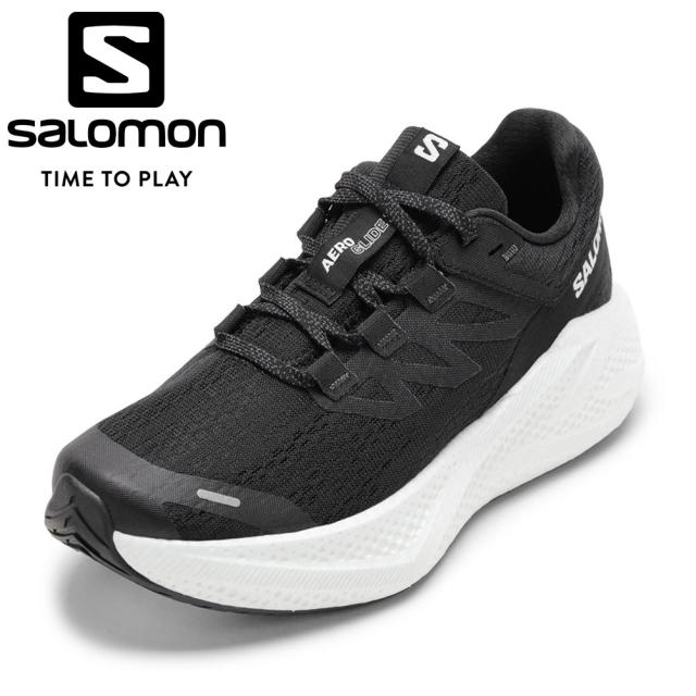 サロモン SALOMON L47759800 レディース靴 靴 シューズ 2E スニーカー ランニング トレーニング シューズ 軽量 AERO GLIDE 3 W クッション性 フィット ローカットスニーカー 人気 ブランド ブラック×ホワイト