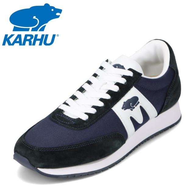 ローカットスニーカー メンズ レディース 軽量 カジュアルスニーカー ユニセックス ブランド 北欧 フィンランド レトロ おしゃれ 人気 KARHU カルフ ALBATROSS アルバトロス KH802501 ネイビー