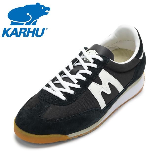 カルフ KARHU KH805003 メンズ靴 靴 シューズ 2E スニーカー ランニング シューズ メスタリ エアクッション ローカットスニーカー クラシック 人気 ブラン ブラック×ホワイト