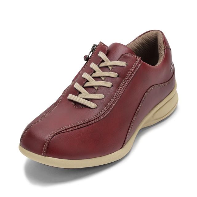 ヨネックス YONEX SHWL118 レディース靴 靴 シューズ スニーカー 撥水 軽量 ファスナー ジッパー チャック パワークッションL118 衝撃吸収 ストレッチ  抗菌 防臭 ローカットスニーカー 伸縮性 フィット 反発性 レッド