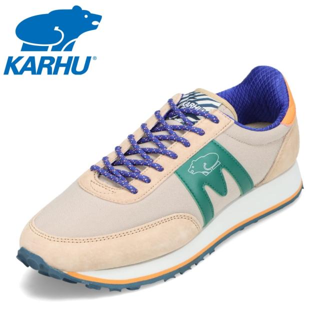 スニーカー メンズ 滑りにくい 防滑 北欧 人気 ブランド 2E相当 カルフ KARHU KH820004 ベージュ 靴 シューズ