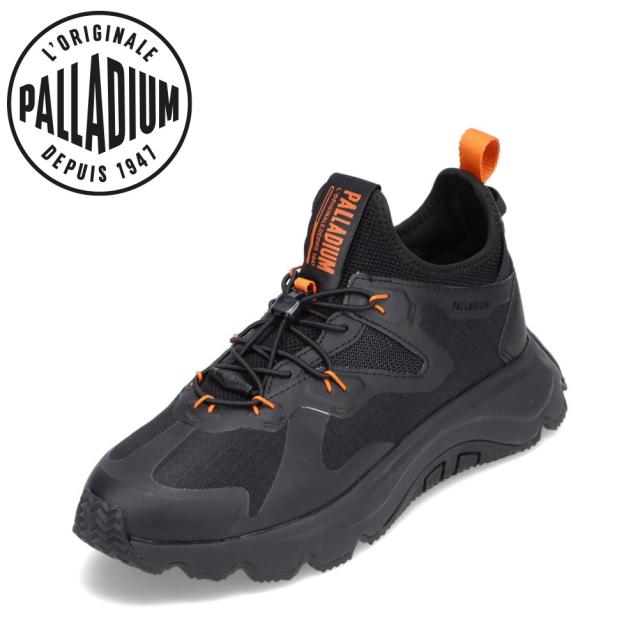 スニーカー メンズ 防水 雨 晴雨兼用 軽量 軽い 耐久性 キャンプ ハイキング 3E相当 パラディウム PALLADIUM 8851 ブラック 靴 シューズ