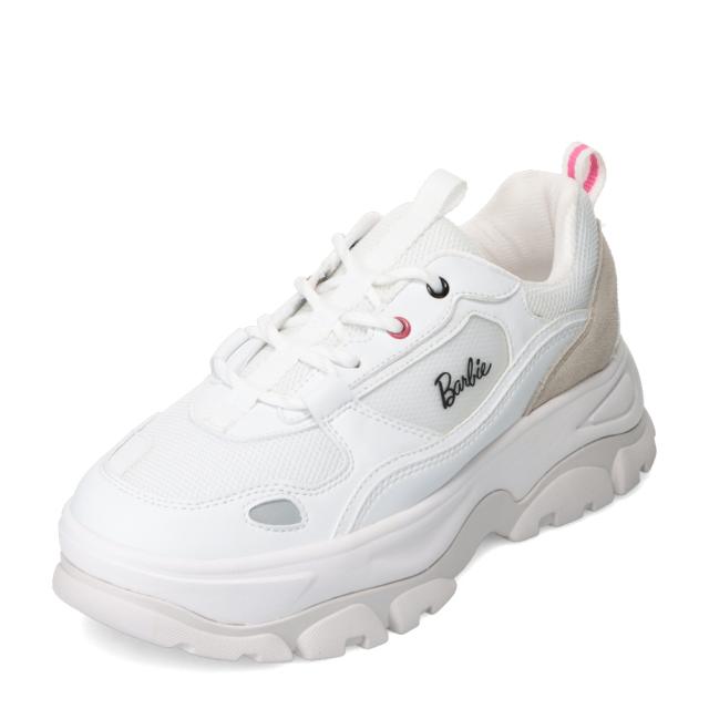 アキクラシック AKIII CLASSIC AKC0097 レディース靴 靴 シューズ 2E相当 スニーカー 厚底 ボリュームソール バービー Barbie コラボ ローカットスニーカー 美脚 人気 ブランド ホワイト
